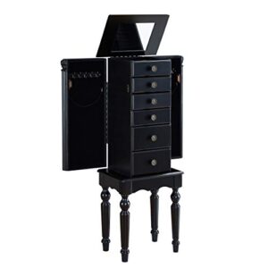 powell ebony jewelry armoire