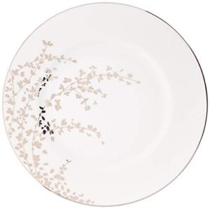 kate spade gardner street platinum dinner plate, 1.50 lb, metallic