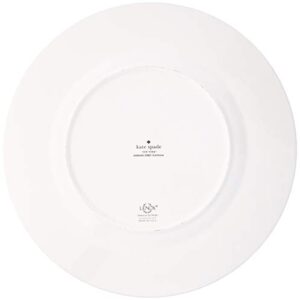 Kate Spade Gardner Street Platinum Dinner Plate, 1.50 LB, Metallic