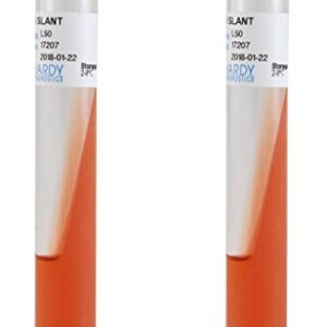 TSI (Triple Sugar Iron) Agar Slant, for The Identification of Enteric Bacteria, 8.0ml, 16x125mm Tube, Order by The Package of 20, by Hardy Diagnostics