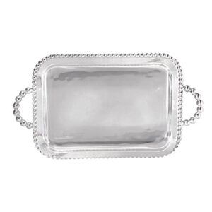 mariposa pearled service tray