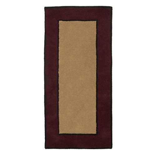 Minuteman International Contemporary II Berry Wool Hearth Rug, Rectangular