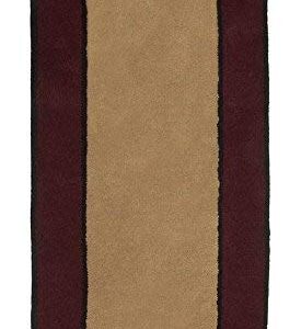 Minuteman International Contemporary II Berry Wool Hearth Rug, Rectangular