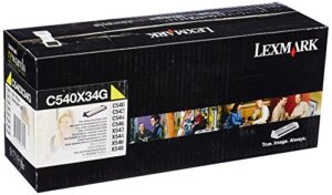 lexmark c540x34g yellow developer unit for c54x printer