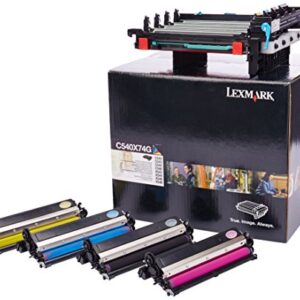 Lexmark C540X74G Black & Color Imaging Kit