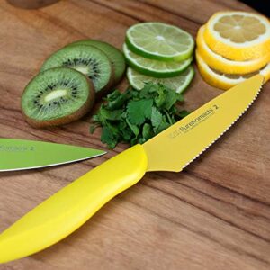 Kershaw PK 2 Serrated Fruit/Citrus Knife (YEL.)