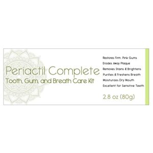 periactil complete from med-actil – super xylitol bonding – for strong attractive teeth, firm pink gums, dry mouth, sensitivity, stain removal and fresh breath