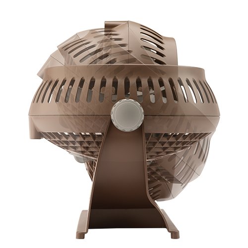 Lasko 505 Small Desk Fan with10-Inch Pivoting Head, Portable Electric Plug-In Table Fan Creates a Quiet Personal Cooling Breeze, Ideal for Travel, Bedroom, Dorm, and Office – Bronze