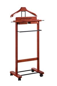 proman products vl16204 wardrobe valet, red