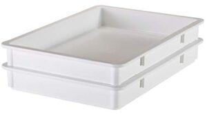 cambro db18263p148 white 18″ x 26″ x 3″ pizza dough box