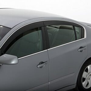 Auto Ventshade [AVS] Low Profile Ventvisor / Rain Guards | Smoke Color, 4 pc | 894005 | Fits 2007 - 2012 Nissan Altima Sedan