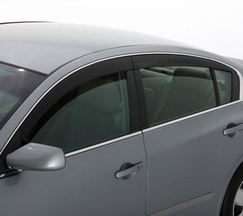 Auto Ventshade [AVS] Low Profile Ventvisor / Rain Guards | Smoke Color, 4 pc | 894005 | Fits 2007 - 2012 Nissan Altima Sedan