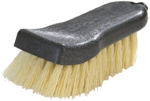 cfs sparta curved back hand scrub utility brush with polypropylene bristles