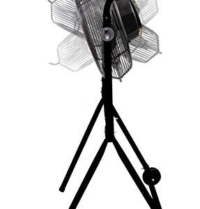 Air King 9219 18-Inch Industrial Grade High Velocity Roll-About Stand with Fan,Black