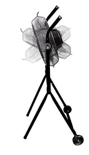 Air King 9219 18-Inch Industrial Grade High Velocity Roll-About Stand with Fan,Black