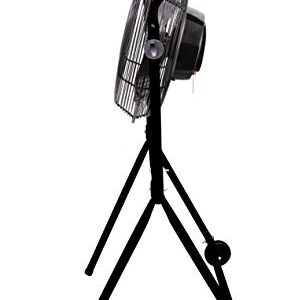 Air King 9219 18-Inch Industrial Grade High Velocity Roll-About Stand with Fan,Black