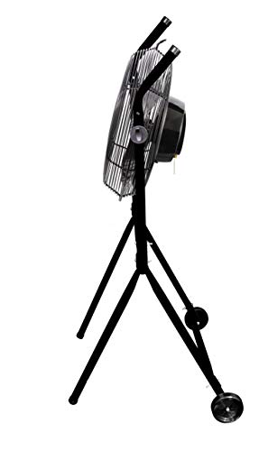 Air King 9219 18-Inch Industrial Grade High Velocity Roll-About Stand with Fan,Black