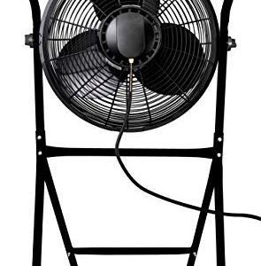 Air King 9219 18-Inch Industrial Grade High Velocity Roll-About Stand with Fan,Black