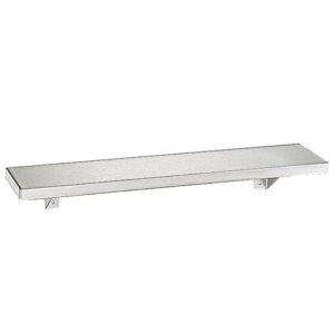 bobrick b-295 x 24 shelf, 24 x 5 surface mount – satin finish stainless steel