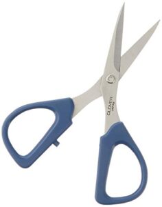 clover patchwork 4-1/2-inch mini scissors (493/cw) , green