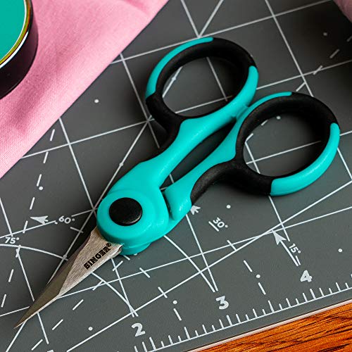 SINGER 00557 4-1/2-Inch ProSeries Detail Scissors with Nano Tip, Teal