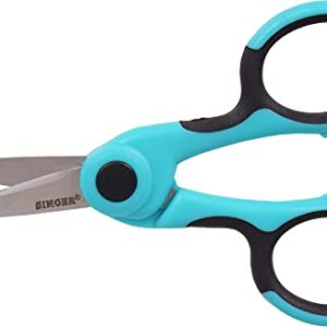 SINGER 00557 4-1/2-Inch ProSeries Detail Scissors with Nano Tip, Teal