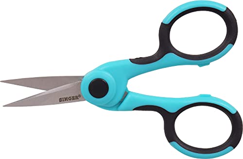 SINGER 00557 4-1/2-Inch ProSeries Detail Scissors with Nano Tip, Teal