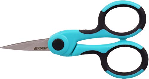 SINGER 00557 4-1/2-Inch ProSeries Detail Scissors with Nano Tip, Teal