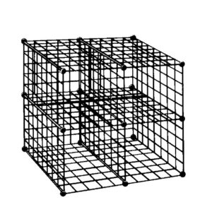 Deluxe Wire Grid Square Connector for Mini Grid Cubbies -Box of 100, White