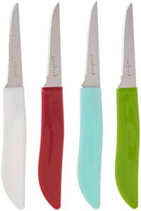 good cook 4-piece quick paring knife set, multi-color, small