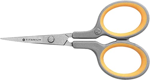 Westcott 13866 Sewing Titainum Bonded Straight Embroidery Scissors, Standard