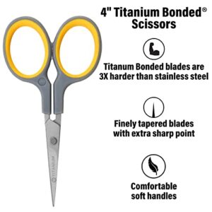 Westcott 13866 Sewing Titainum Bonded Straight Embroidery Scissors, Standard