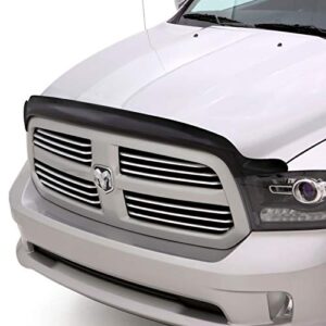 auto ventshade [avs] bugflector ii hood shield for 2009 – 2018 ram 1500, 2019 – 2023 ram 1500 classic body (excludes sport/rebel models) | high profile, smoke, 1 pc. | 25045