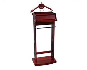 proman products valet stand, dark cherry (vl16201)