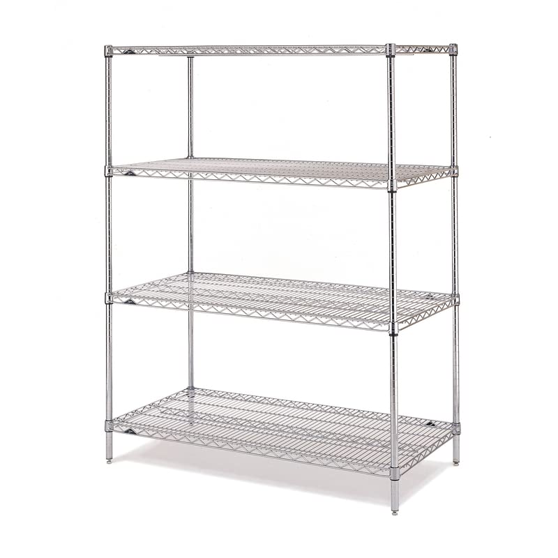 InterMETRO 18 36-Inch Shelf, Chrome