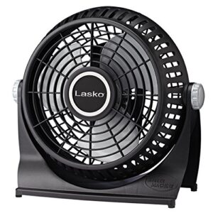 lasko breeze machine pivoting floor/table, 2-speed, black (507) household fans