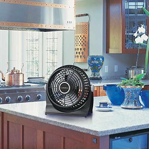 Lasko Breeze Machine Pivoting Floor/Table, 2-Speed, Black (507) Household Fans