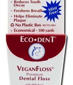 Eco-Dent Cinnamon Floss, 100 Yards Pack of 6