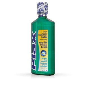 Plax Advanced Formula Plaque Loosening Rinse Softmint Flavor 24 Fl Oz