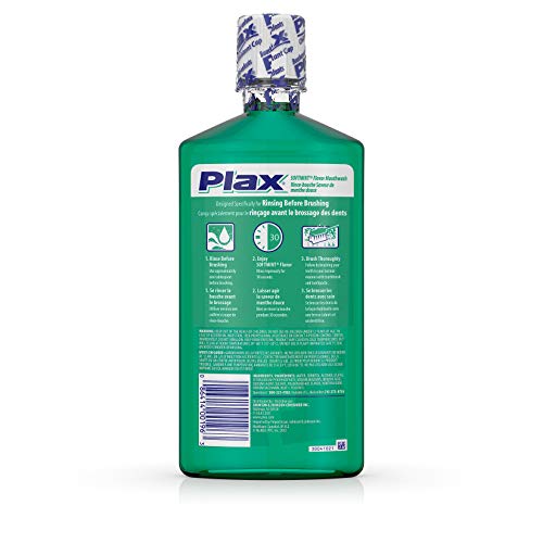 Plax Advanced Formula Plaque Loosening Rinse Softmint Flavor 24 Fl Oz