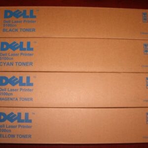 Genuine Dell 5100cn Toner Set (BK/C/M/Y)