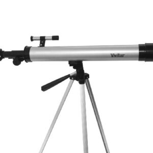 Vivitar TEL50600 60X/120X Telescope Refractor with Tripod (Black)