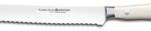 Wusthof Classic Ikon 8-Inch Bread Knife, Creme