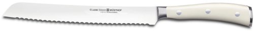 Wusthof Classic Ikon 8-Inch Bread Knife, Creme