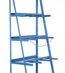 Vestil VBR-9 Vertical Bar Rack, Steel, 39-1/4" Width, 84-1/2" Height, 24" Depth, 3000 lbs Capacity