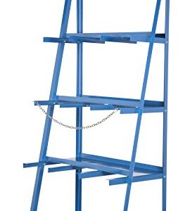 Vestil VBR-9 Vertical Bar Rack, Steel, 39-1/4" Width, 84-1/2" Height, 24" Depth, 3000 lbs Capacity