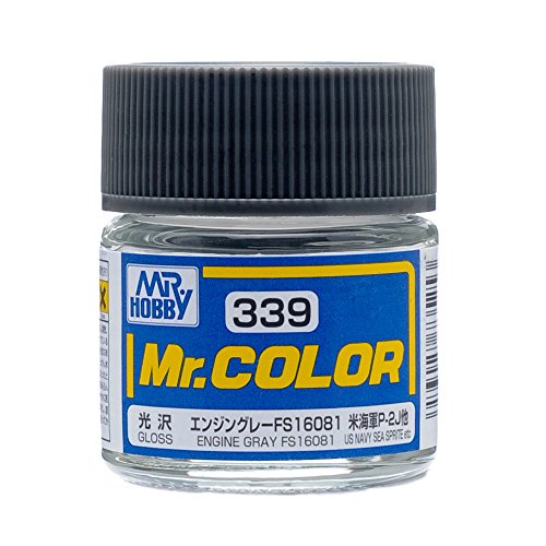 C339 Gloss Engine Gray FS16081 10ml, GSI Mr. Color