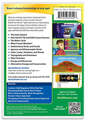 Earth Science DVD by Rock 'N Learn