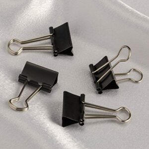 Officemate Medium Binder Clips, Black, 12 count (Pack of 12)