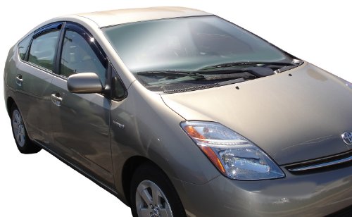 Auto Ventshade [AVS] Ventvisor / Rain Guards | Outside Mount, Smoke Color, 4 pc | 94963 | Fits 2006 - 2009 Toyota Prius